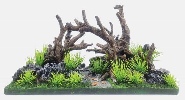 Aqua One ReadyScape Roots on Rock XL Aquarium Ornament – Complete Koi