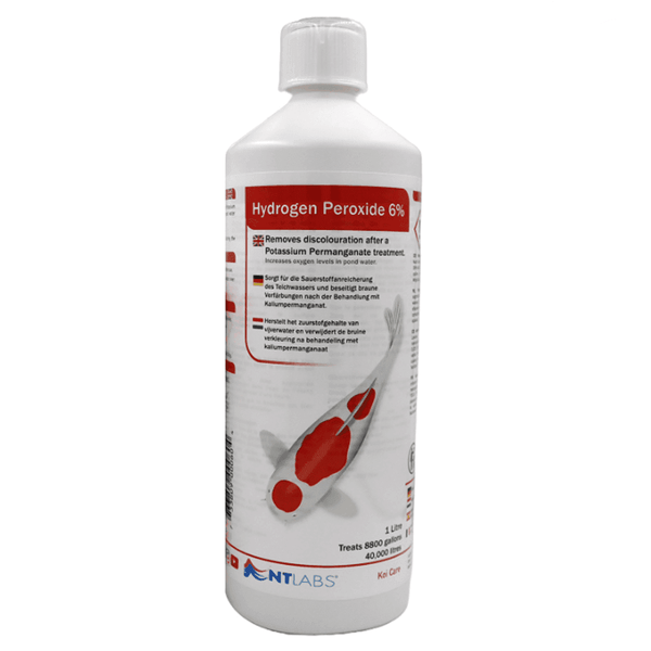 NT Labs Hydrogen Peroxide 6% 1L Pond Additive – Complete Koi