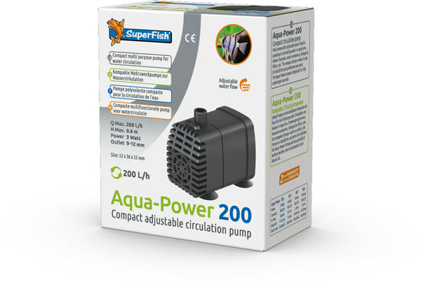 Superfish Aquapower 200 Aquarium Circulation Pump – Complete Koi