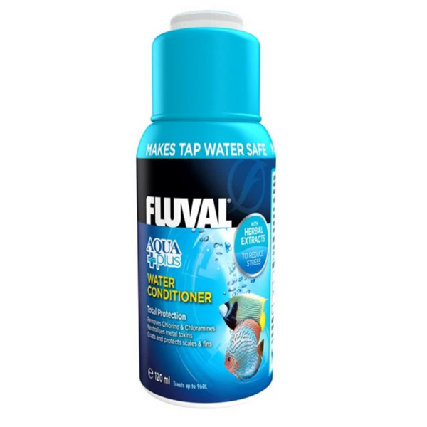 Fluval Aquarium Aquaplus Water Conditioner 120ml – Complete Koi