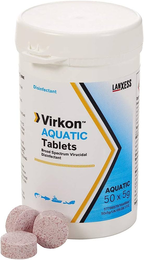 Virkon Aquatic Tablets 50 x 5g – Complete Koi