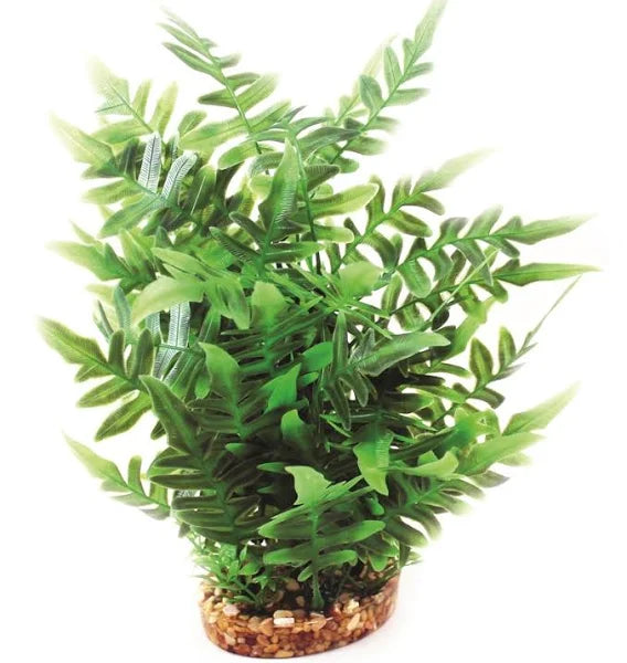 Aqua One Vibrance Green Fern Plant Aquarium Ornament Large – Complete Koi